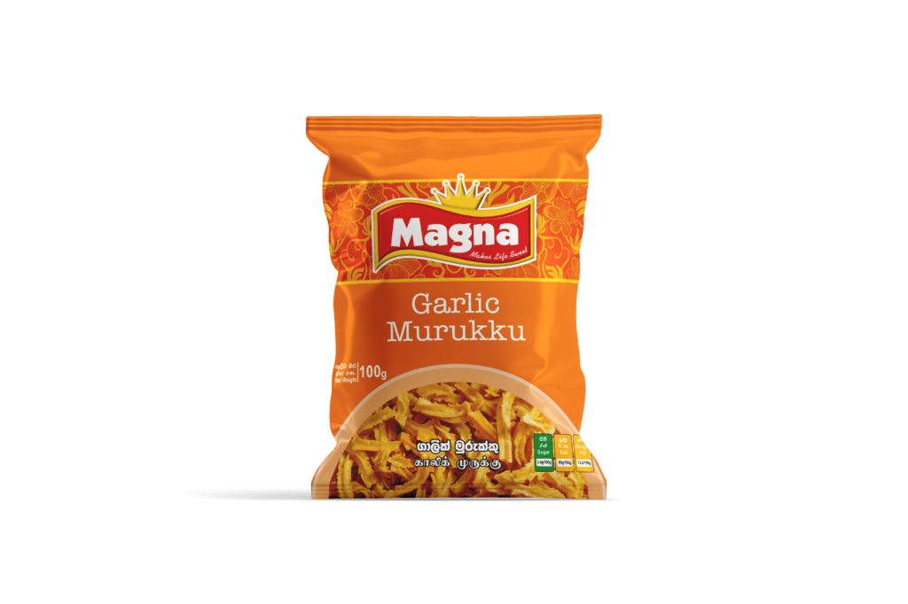 Garlic Murukku - 100g - Radiant Confectioners (Pvt) Ltd